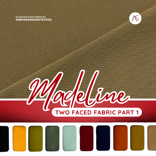Jual Aneka Sandang Textile Kain Ecer bahan Madeline Polyester Premium ...