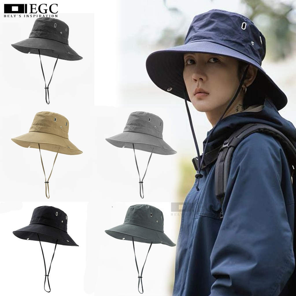 Jual TOPI RIMBA HIKING/TOPI GUNUNG DENGAN TALI / TOPI BUCKET PRIA DAN ...