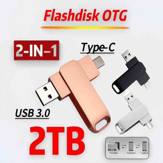 Jual 2 terabyte Otg Storage -C 1TB High Speed 32GB 128GB 256GB 512GB ...