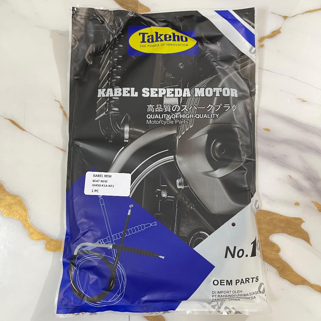 Jual TAKEHO - KABEL REM MOTOR BEAT NEW (43450-K1A-N21) | Shopee Indonesia