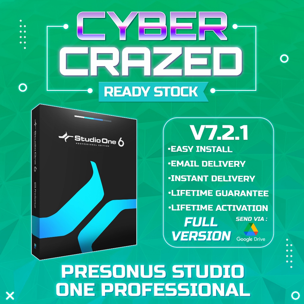 Jual (Win/Mac) PreSonus Studio One 7 Professional v7.2.1 + STEM ...