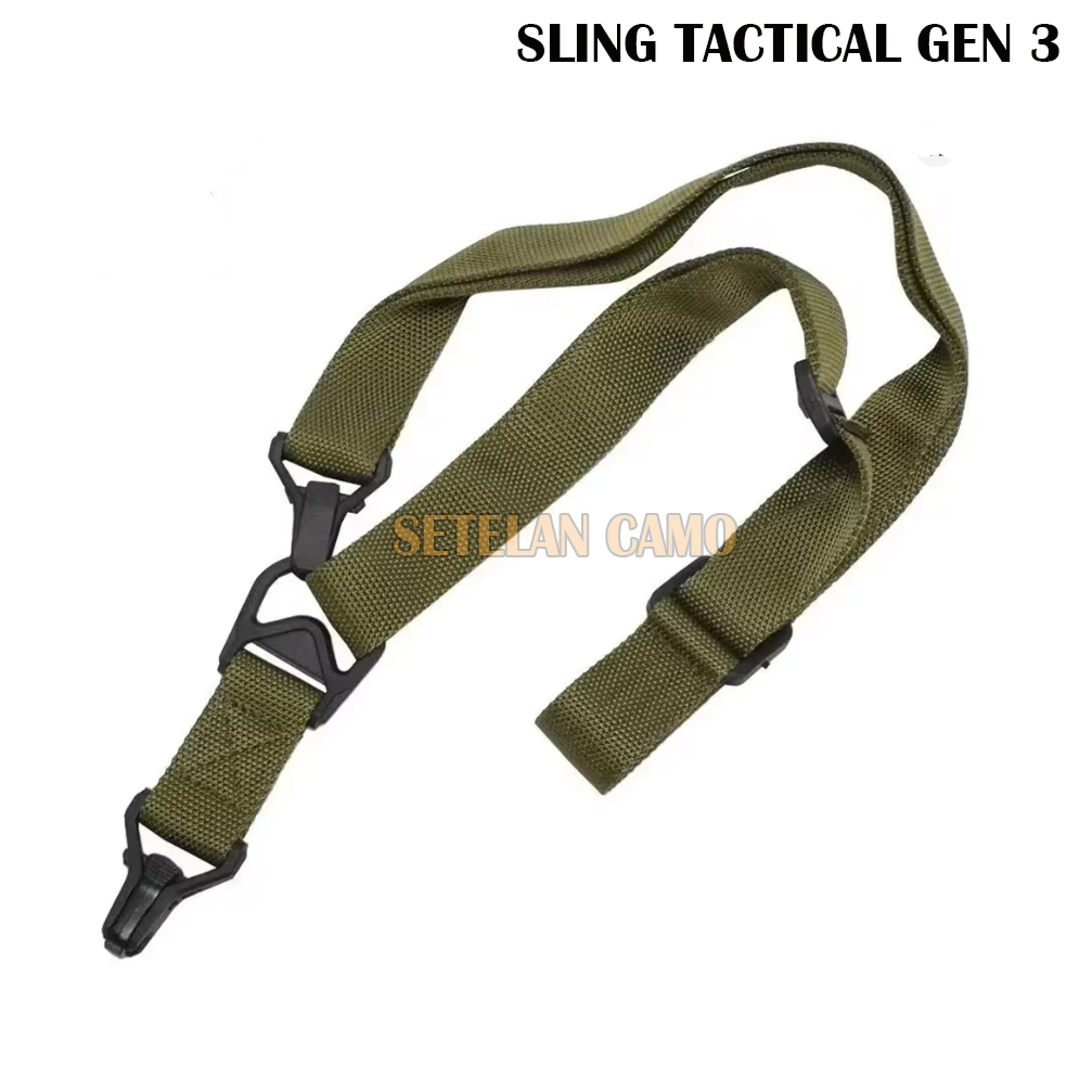 Jual TALI SANDANG TACTICAL GEN 3 WARNA HIJAU / SLING TAKTIKAL (SC2524 ...