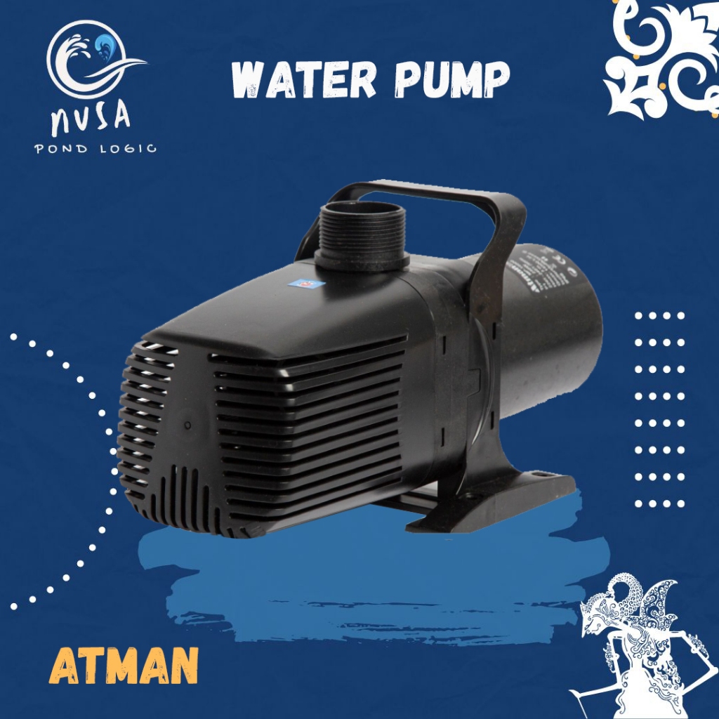 Jual Water Pump Amphibious Submersible Atman 6500 Pompa Air Fountain ...