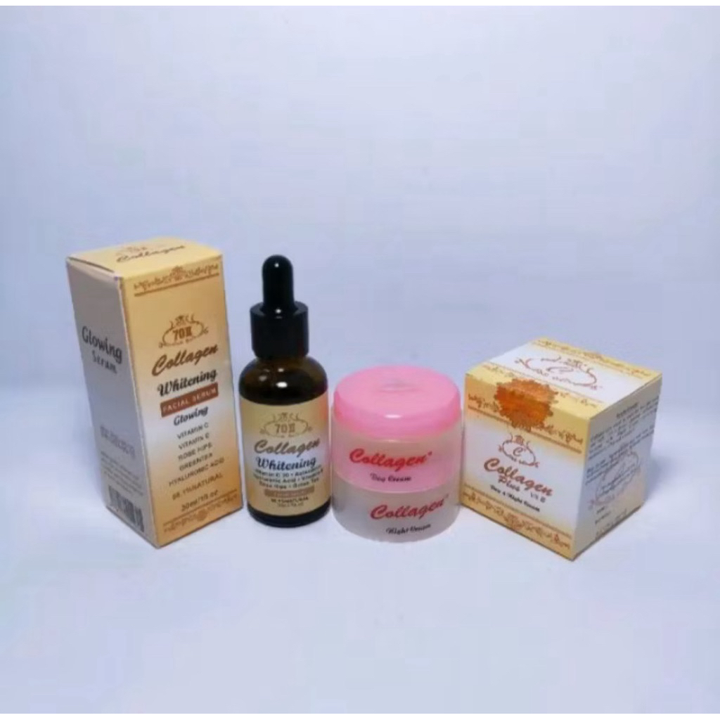 Jual Paket collagen 3in1 with serum whitening 701 | Shopee Indonesia