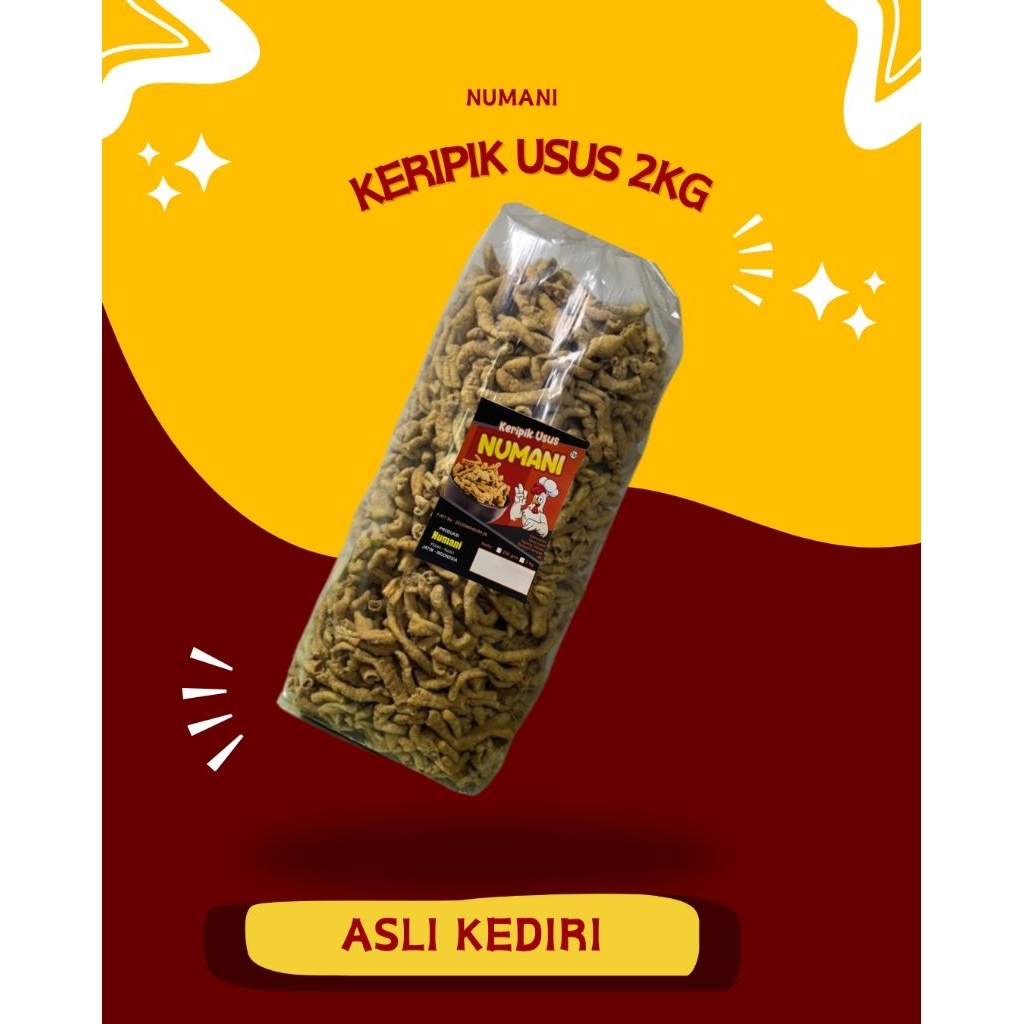 Jual (Numani) Keripik usus original 2kg | Shopee Indonesia