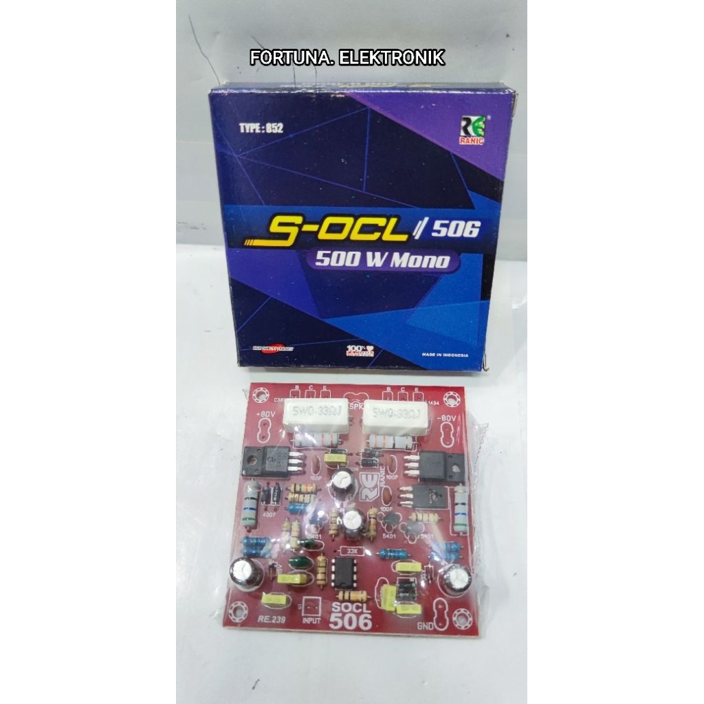 Jual RANIC KIT POWER DRIVER MONO S-OCL 506/SUPER OCL 506 500W MONO TYPE ...