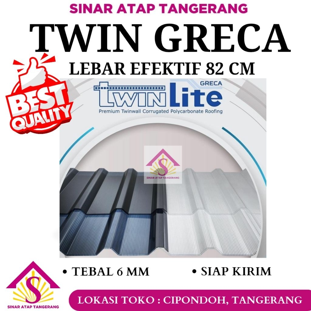 Jual Twinlite Greca / Twingreca 6mm Efektif 820 Cm | Shopee Indonesia