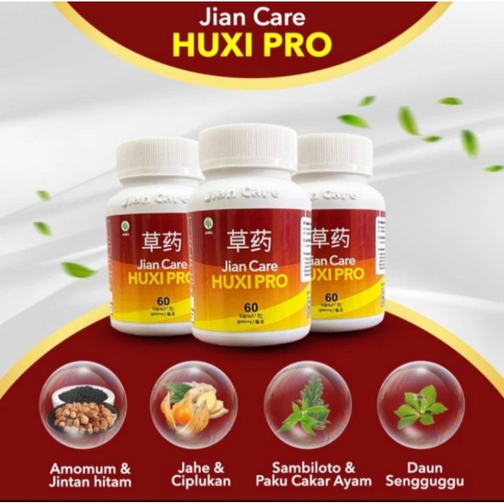 Jual Jian Care Huxi Pro Original Obat Herbal Ampuh Atasi Batuk Menahun ...