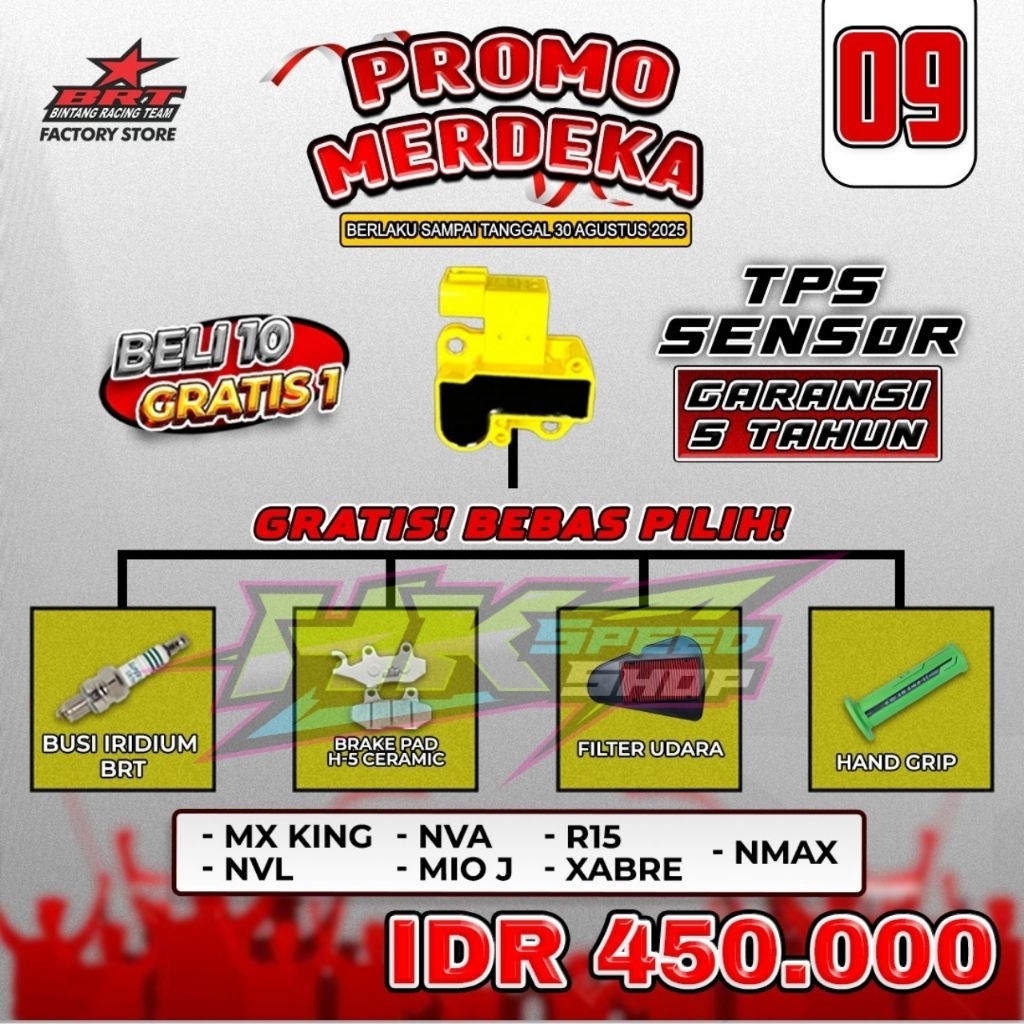 Jual SENSOR TPS BRT YAMAHA NMAX NVL NVA R15 MX KING MIO J XABRE FREE ...