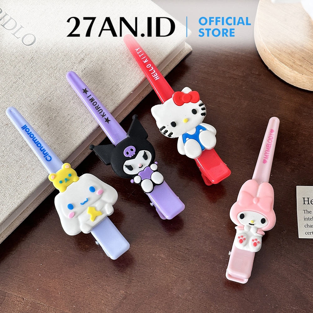 Jual ( 27AN.ID)Jepitan Rambut H969 Jepit Poni Besar Aksesoris Fashion ...