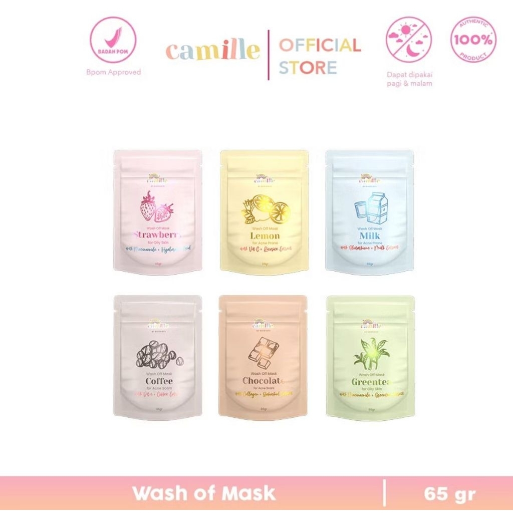 Jual LIMITED EDITION MASKER CAMILLE 25gr | Shopee Indonesia