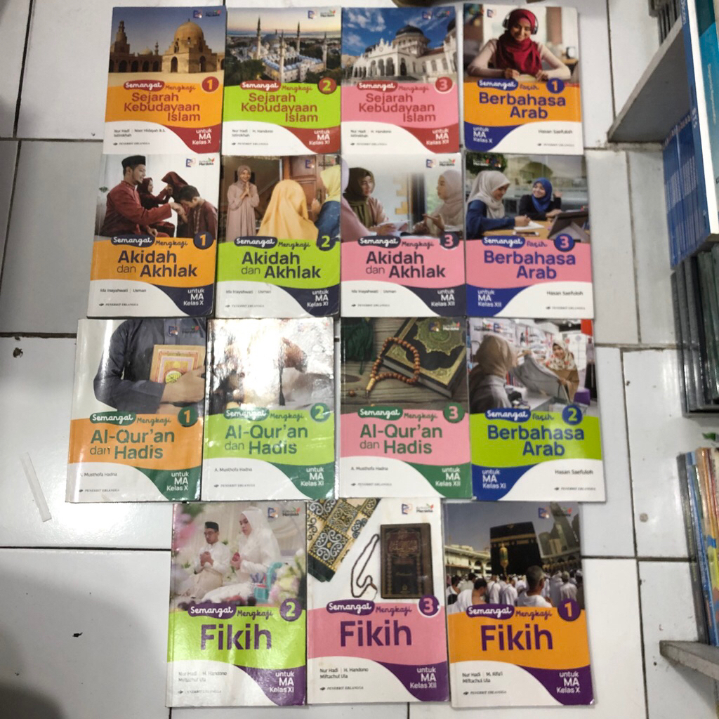 Jual Buku Paket Kurikulum Merdeka SMA (Bahasa Arab, Fikih, Al quran Hadist, Akidah Akhlak, SKI ...