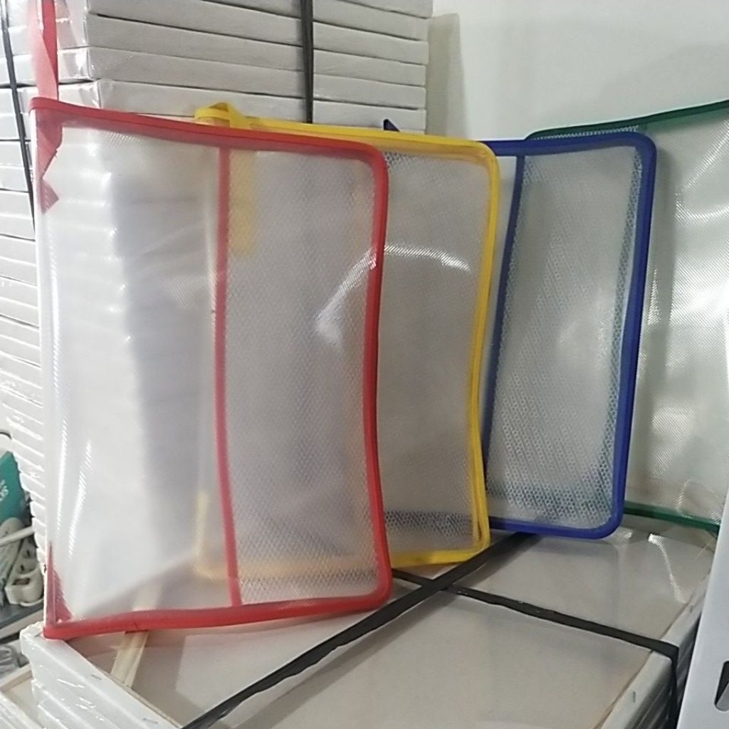 Jual map Zipper sleting ukuran folio tebal / Zipper / map plastik / map ...