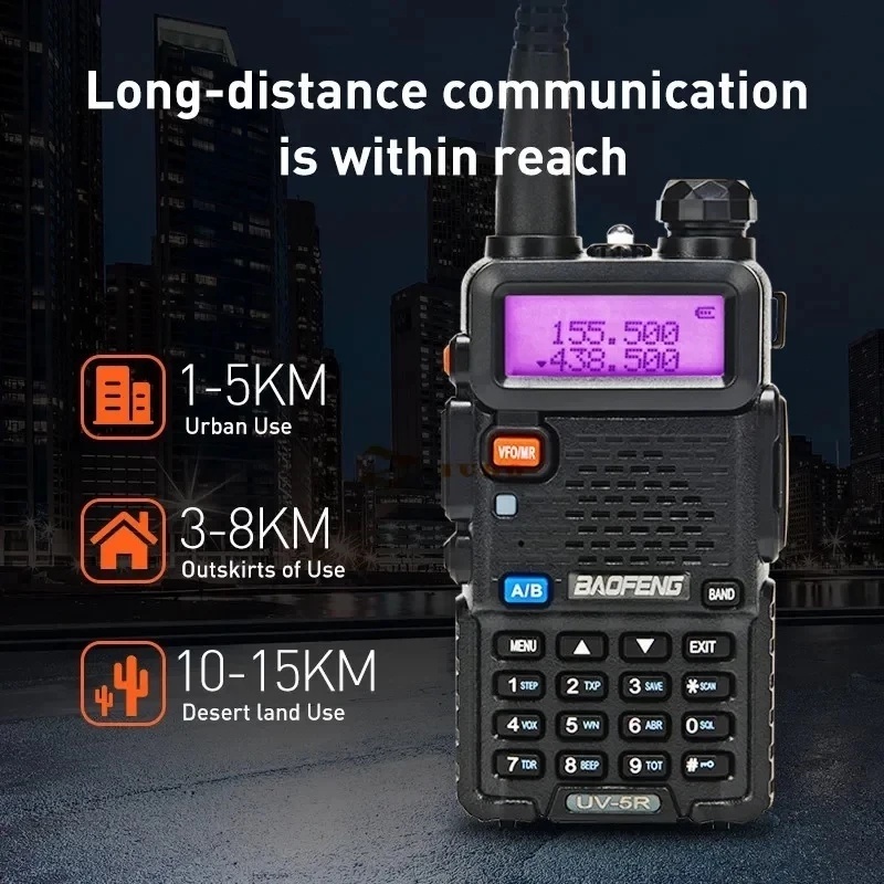Jual HT Baop UV5R Walkie Talkie UV 5R 5 Watt Dual Band Garansi 1 Tahun ...