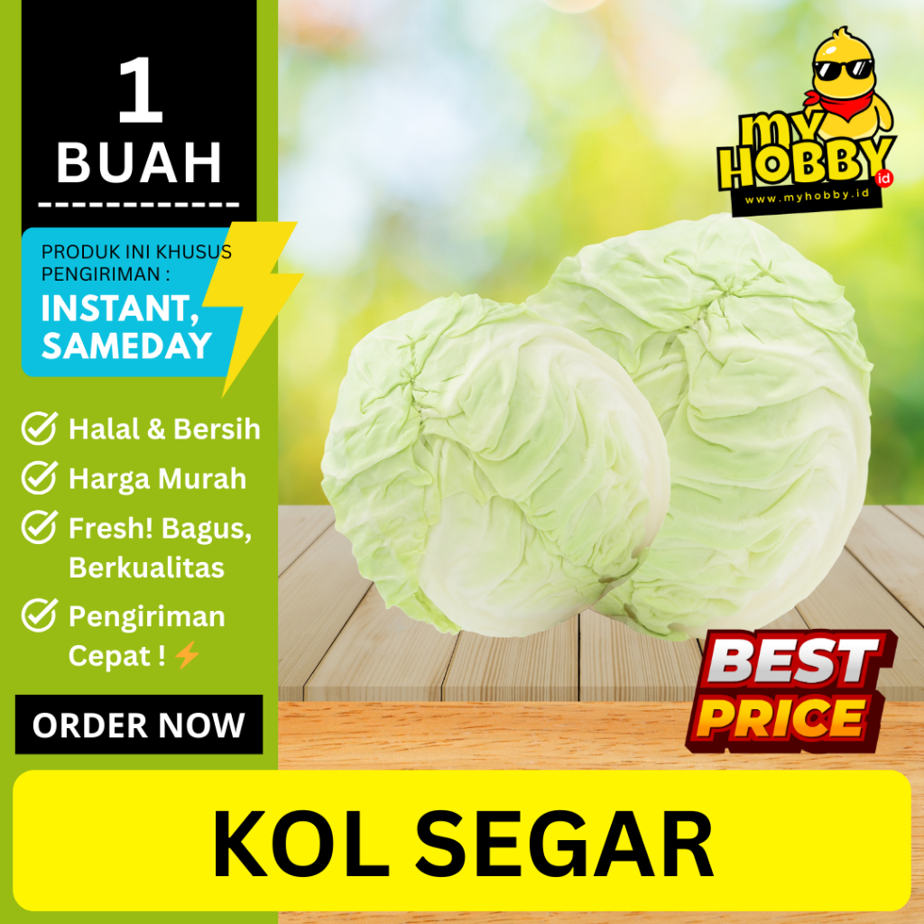 Jual Kol Per Buah (1 kg s.d. 1,5 kg) Bagus & Segar! Murah Berkualitas ...