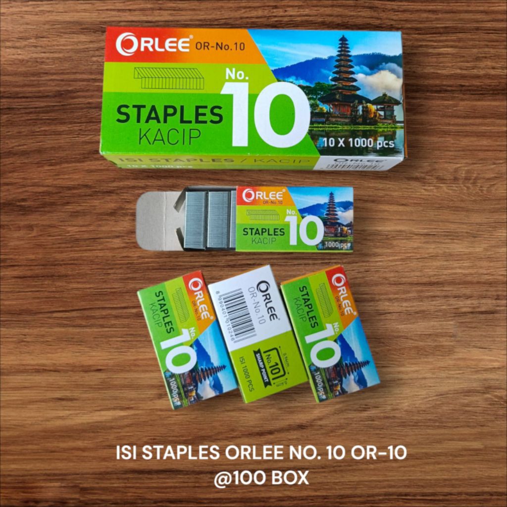 Jual Isi Staples No. 10 / Refill Staples Orlee No. 10 | Shopee Indonesia