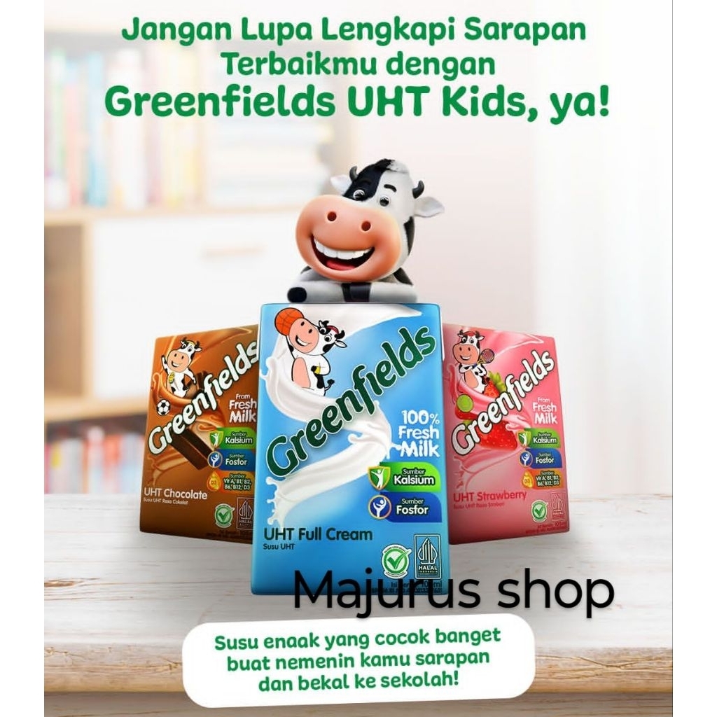Jual Susu uht Greenfields 105ml - [1 Dus/40 pcs] | Shopee Indonesia