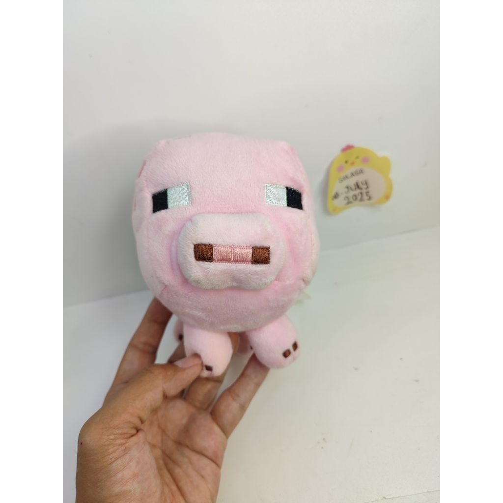 Jual boneka minecraft pig babi original mojang | Shopee Indonesia
