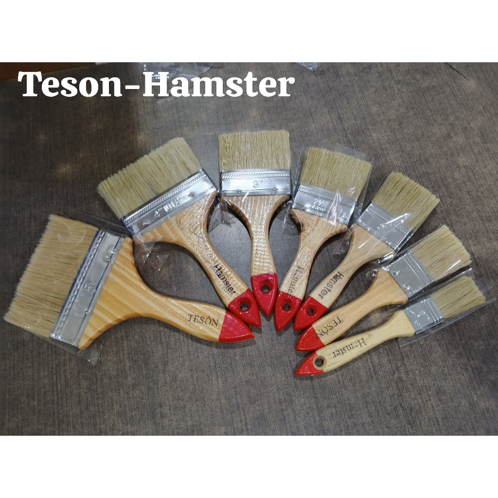 Jual Kuas Cat TESON - HAMSTER Kuas Cat Dinding 1-5 inch | Shopee Indonesia