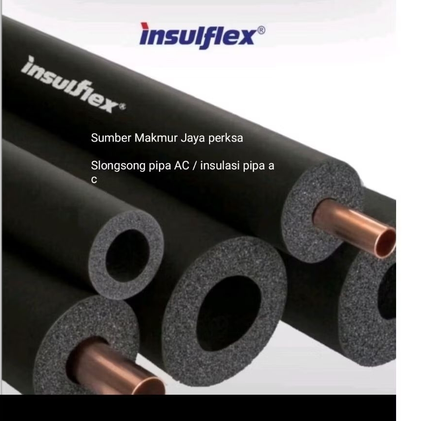 Jual Insulasi Pipa AC Insulflex / Slongsong pipa AC 1/2" inch x tebal 3 ...