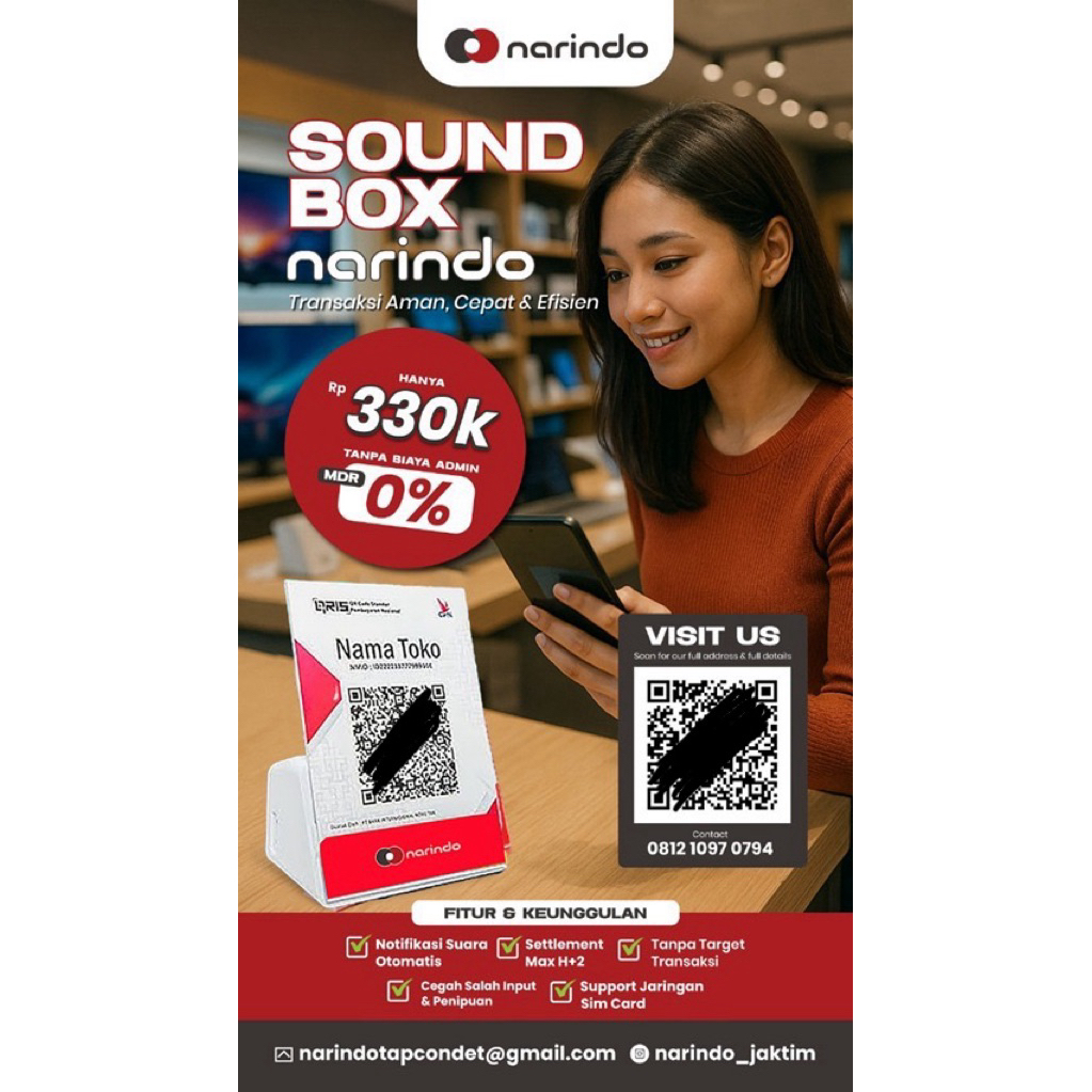 Jual Sound Box Pembayaran Qris | Shopee Indonesia