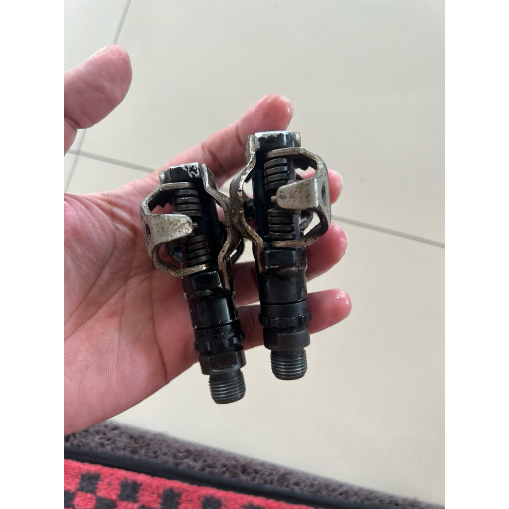 Jual pedal cleat MTB SHIMANO M520 + tapak cleat | Shopee Indonesia