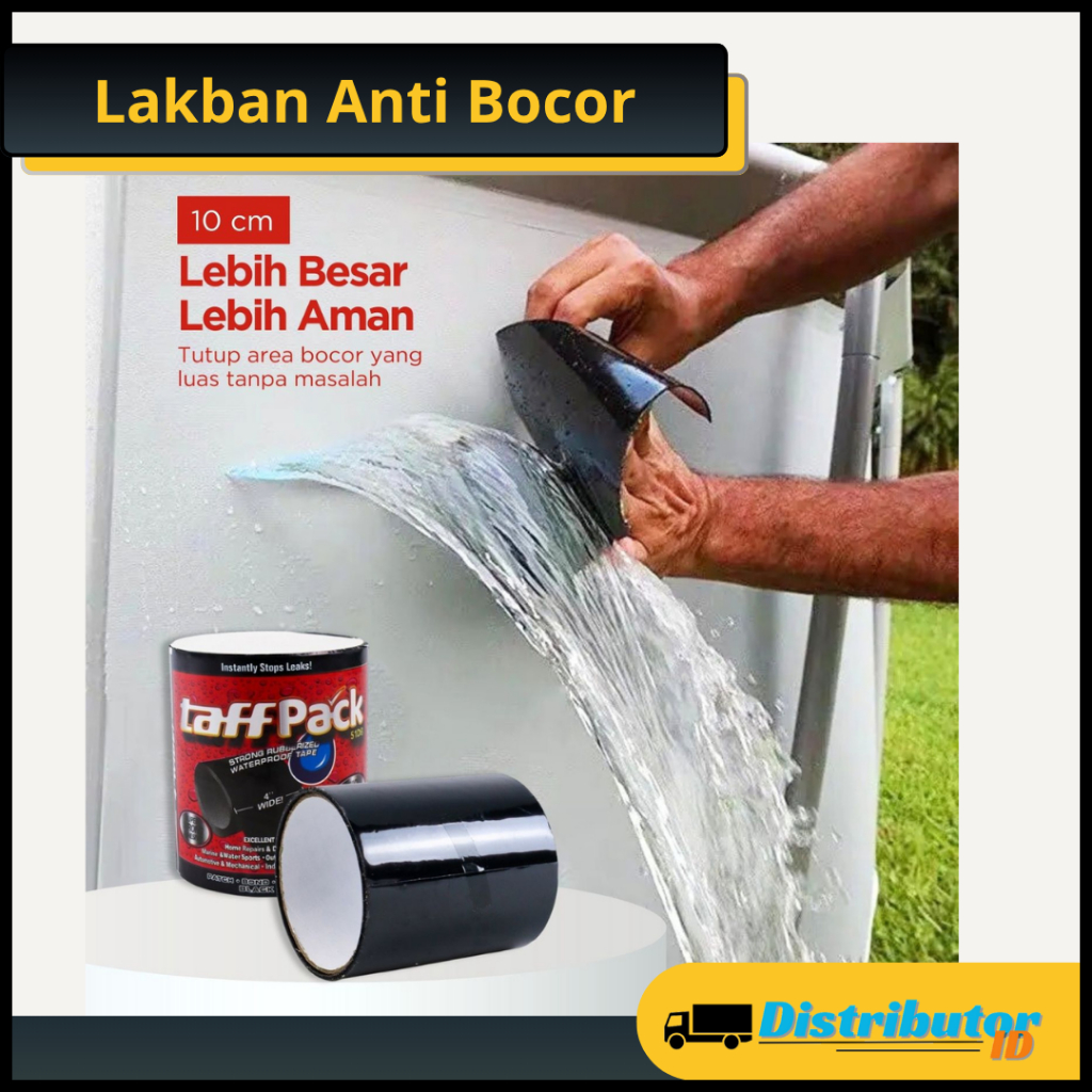 Jual Lakban Tambal Plastik Pralon Ember Bak / Lem Ember Anti Bocor ...