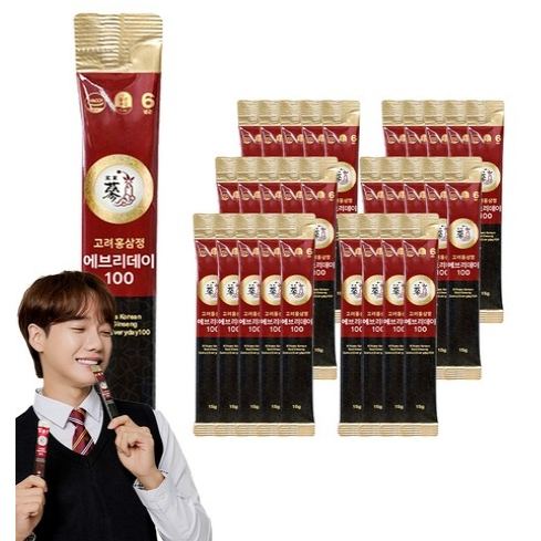Jual Korean 6Years Red Ginseng Extract Everyday100 15g Korea Ginseng ...