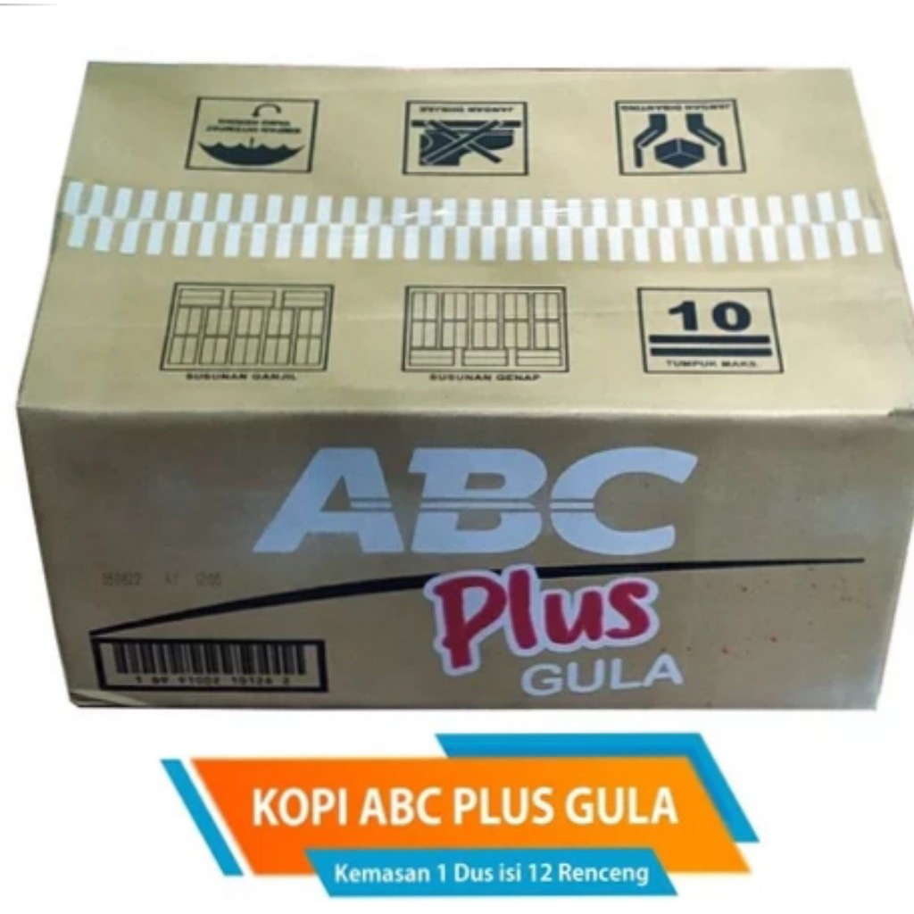 Jual KOPI ABC PLUS GULA 1 DUS ISI 12 RENCENG×120 PCS | Shopee Indonesia