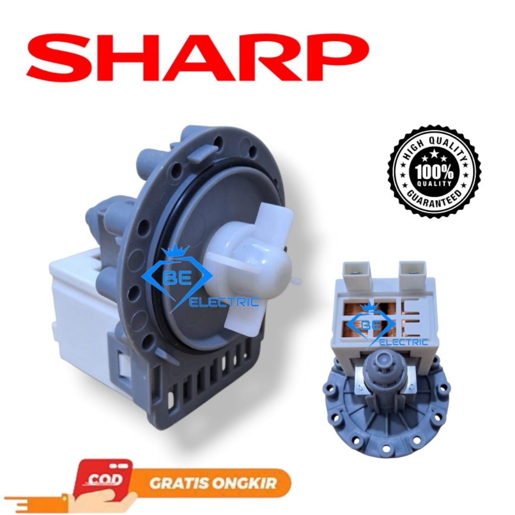 Jual SHARP DRAIN PUMP MESIN CUCI SHARP FRONT LOADING - WATER PUMP SHARP ...
