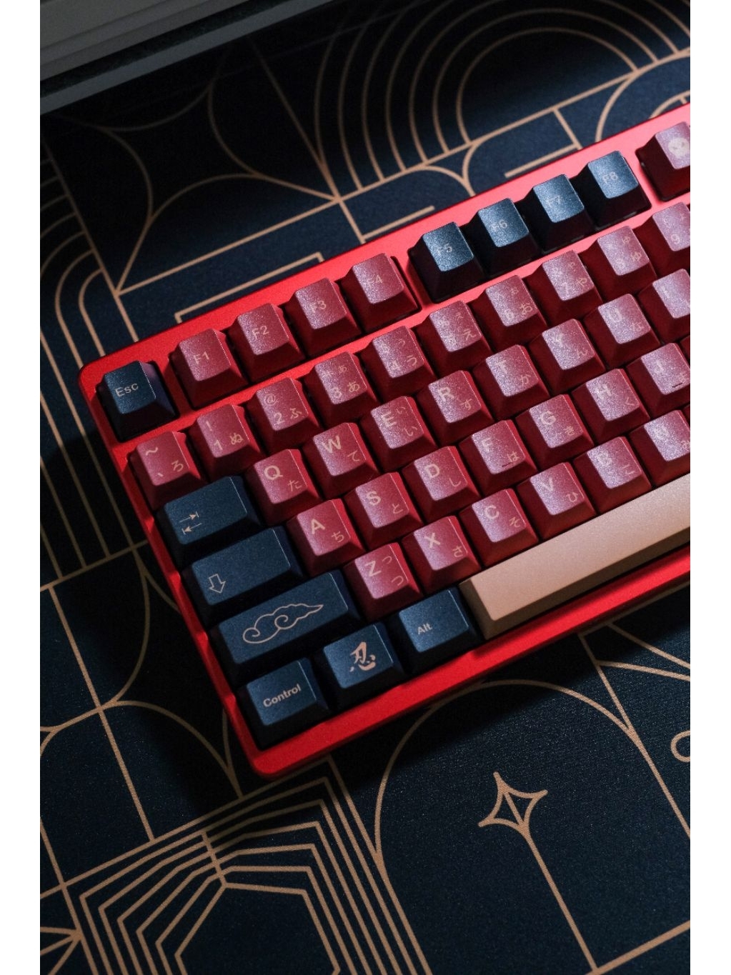 Jual Red Samurai Keycaps Japanese Root - Chery Profile | Shopee Indonesia