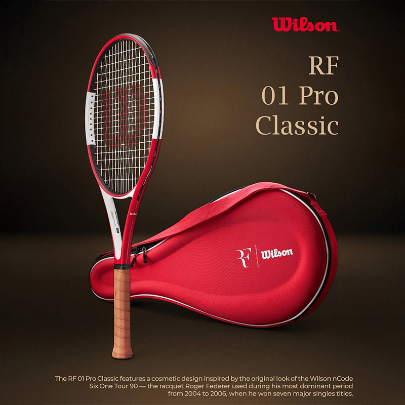 Jual 【Limited Eddition】Wilson RF 01 PRO CLASSIC Performance Tennis ...