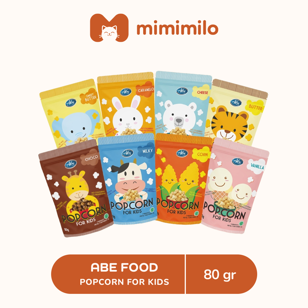 Jual ABE FOOD Popcorn For Kids 80gr | Shopee Indonesia