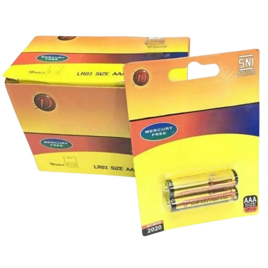 Jual Baterai AAA A3 isi 2 PCS 1.5V Battery Kualitas SNI Ultimate Power ...