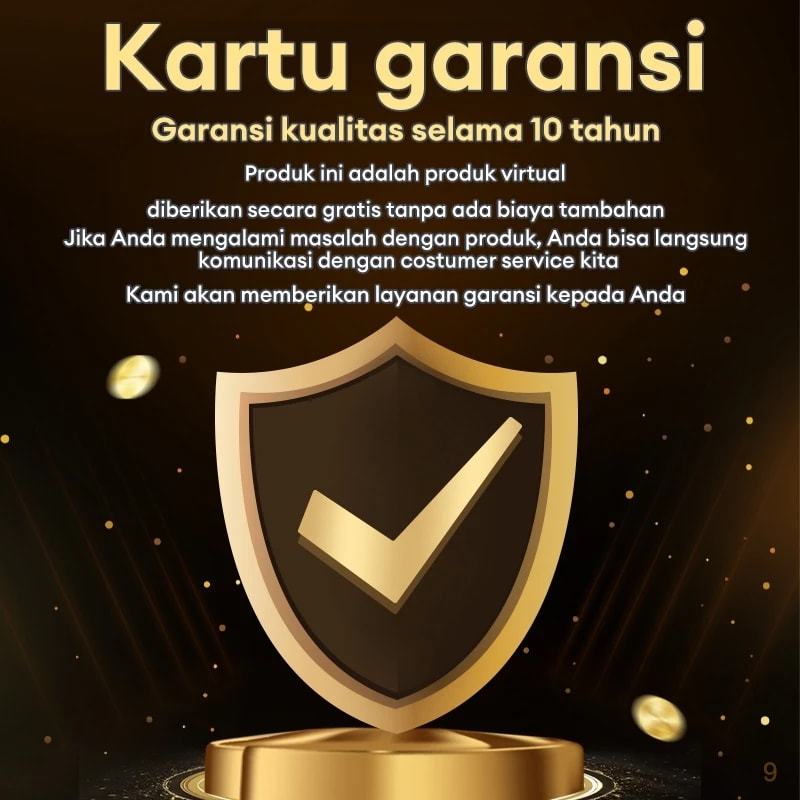Jual warranty card free replacement of damaged product Free after-sales ...