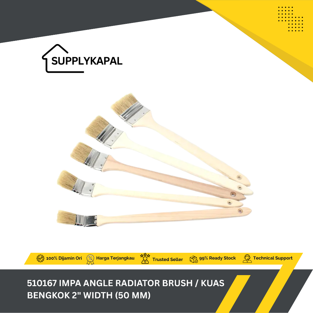 Jual 510167 IMPA Angle Radiator Brush / Kuas Bengkok 2" Width (50 mm ...