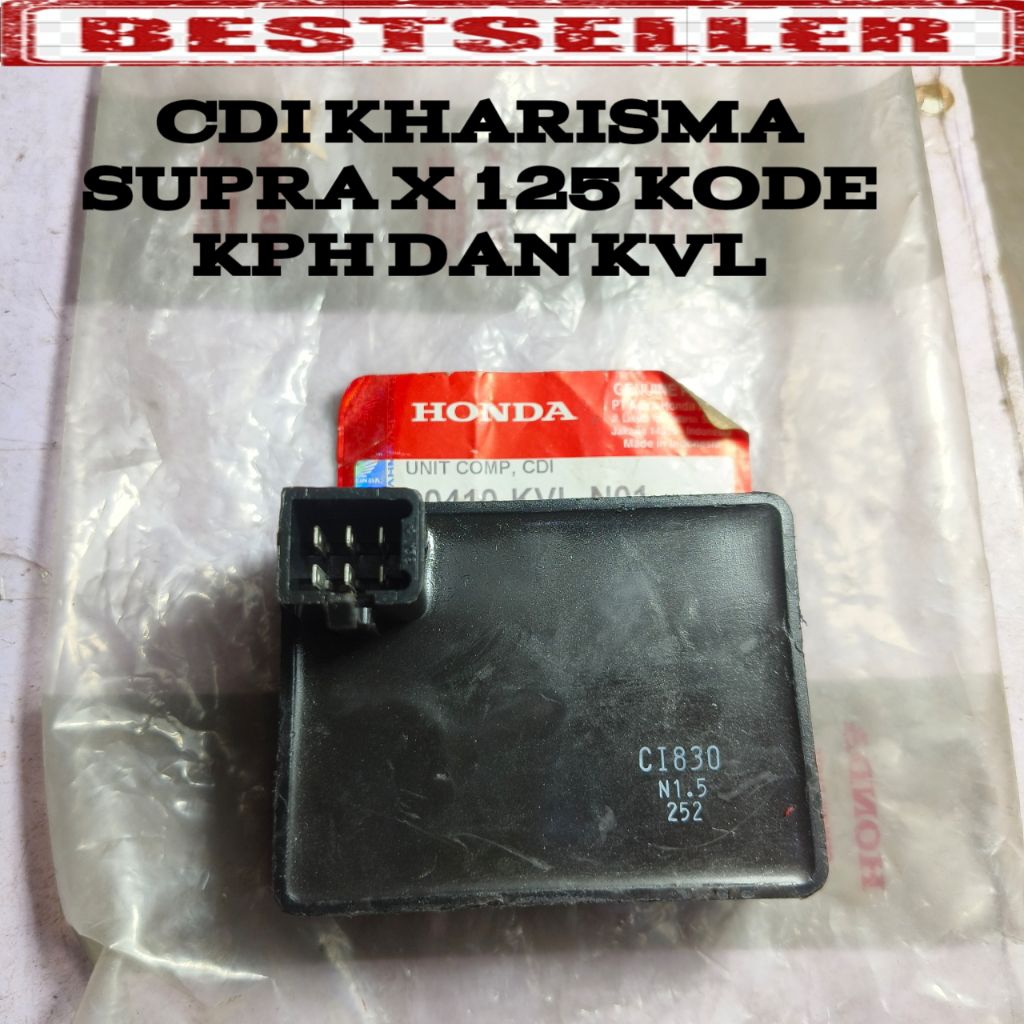Jual CDI HONDA KHARISMA SUPRA X 125 X125 KODE KVL DAN KPH | Shopee ...