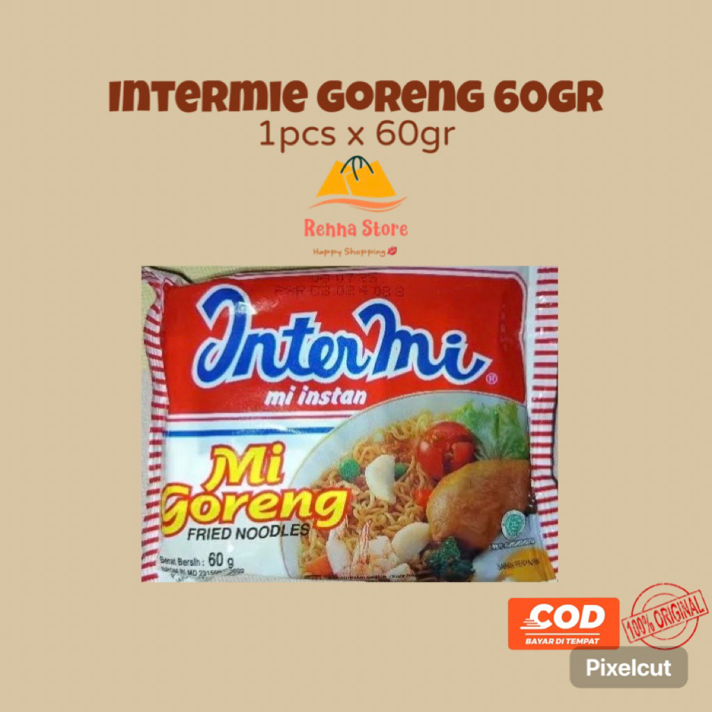 Jual 1pcs Intermie Mie Goreng Sakura Kuah Kaldu Ayam 60gr Food Noodles ...