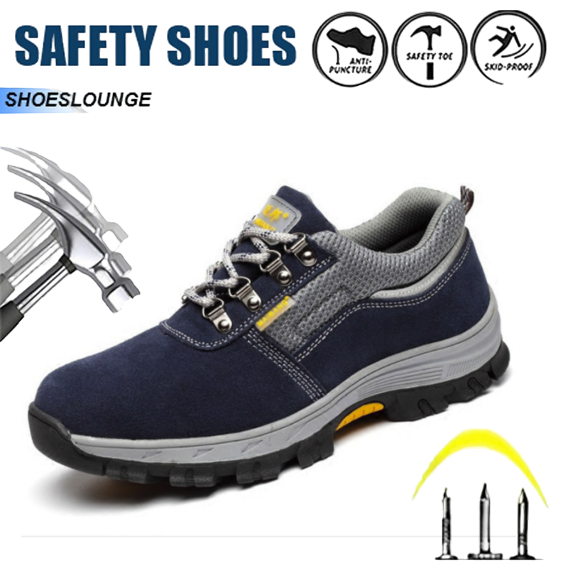 Jual Sepatu Keselamatan Anti-Penghancur Protektif Steel Toe Cap Work ...