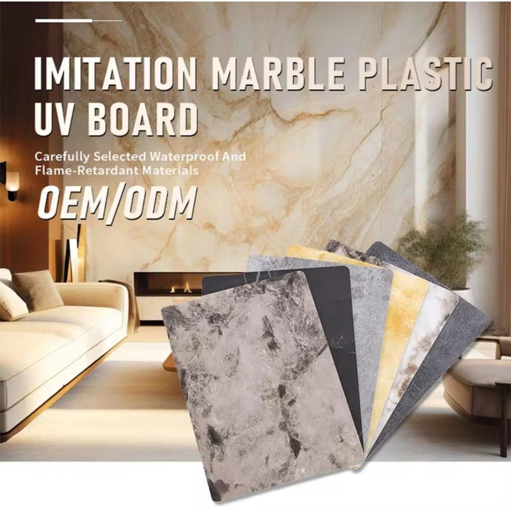 Jual PREMIUM UV BOARD PVC MARMER 3D WALL MARBLE BOARD UPVC Panel Marmer ...