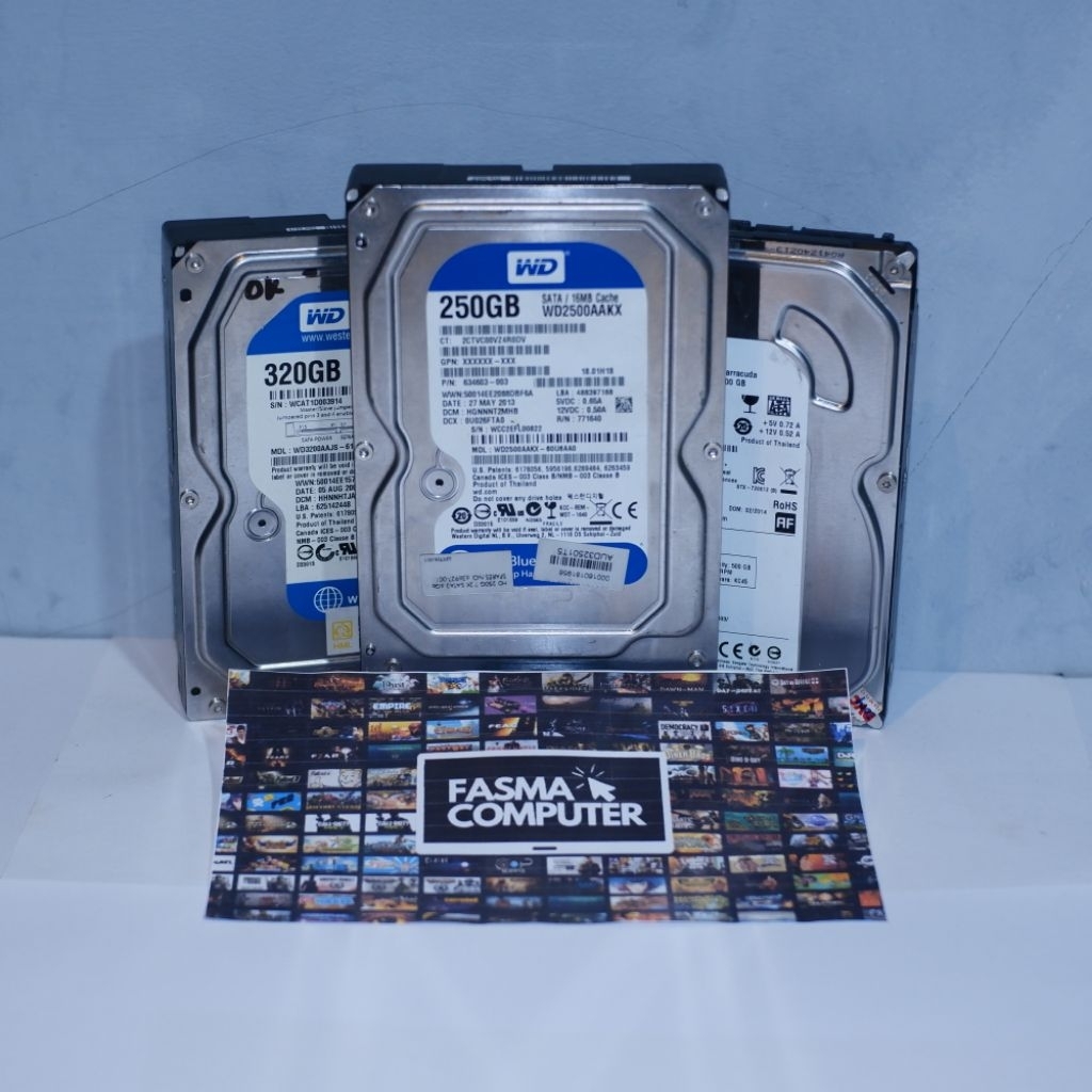 Jual Hardisk 250GB/320GB 3.5 Inch fullgames PC | Shopee Indonesia