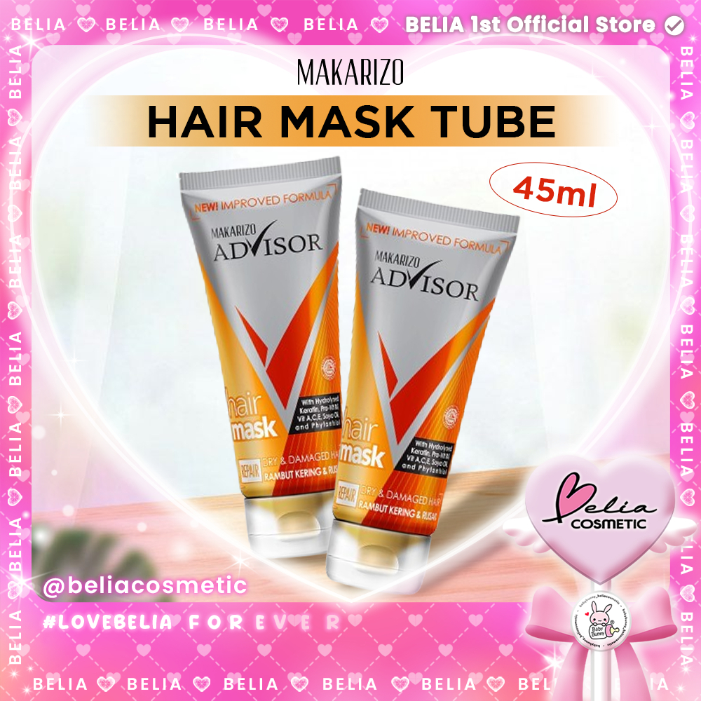 Jual BELIA MAKARIZO Advisor Repair Hair Mask 45ml Tube | Masker Rambut ...