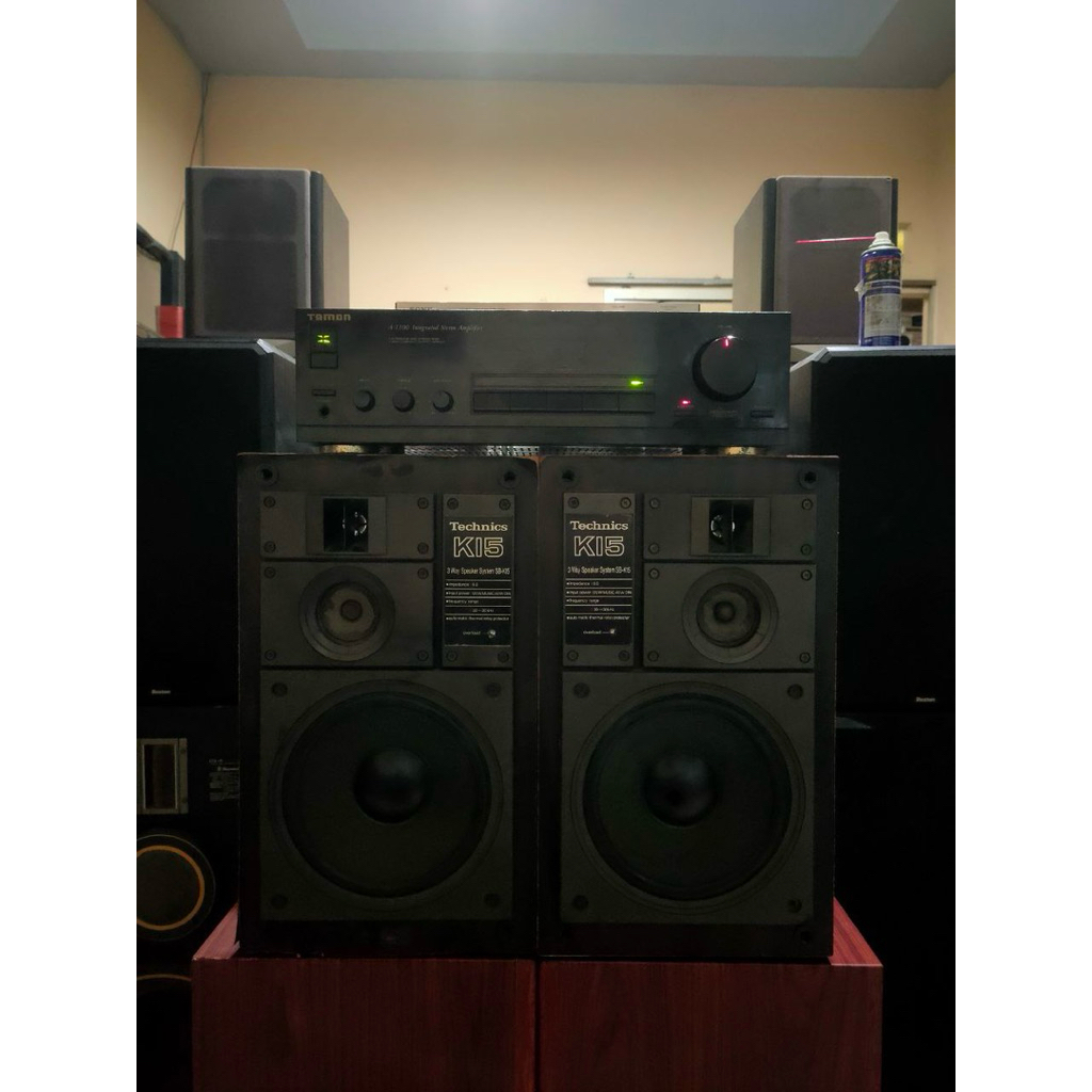 Jual AMPLIFIER TAMON A-1100 Speaker Technics SB K15 3 WAY | Shopee ...