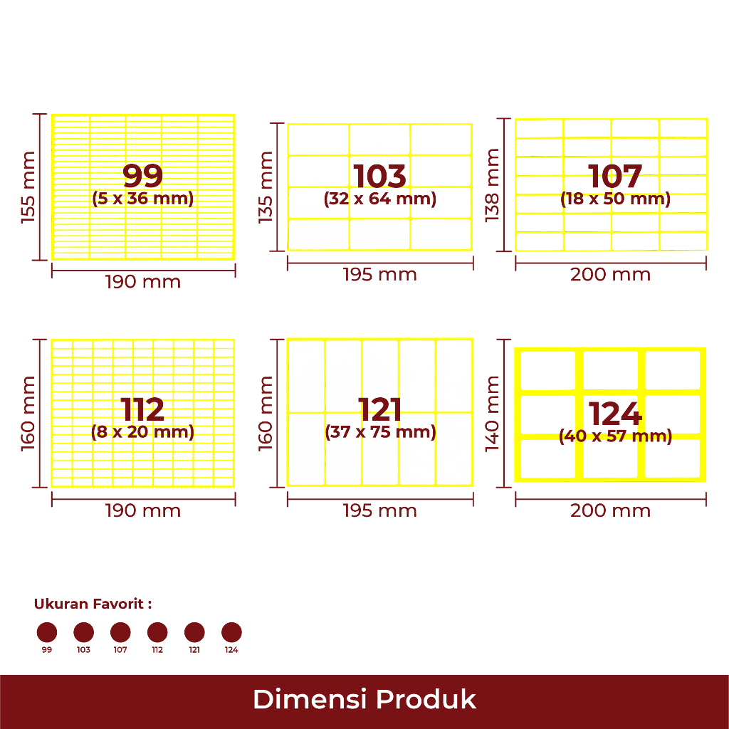 Jual Label Sticker Undangan Shelf Adhesive Paper Kertas Tempel Dokumen ...
