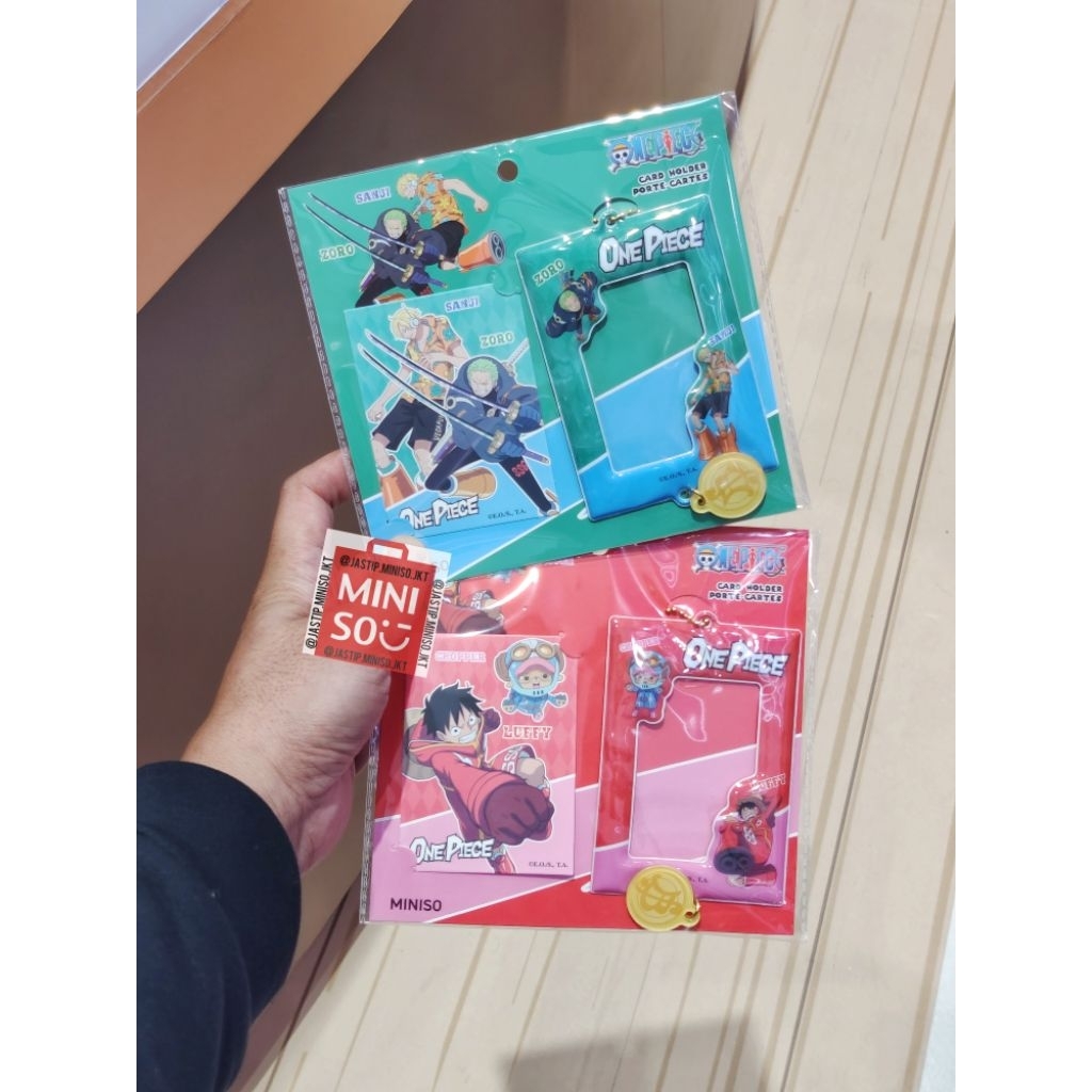 Jual MINISO x ONEPIECE 🆕 PVC Card Holder ONE PIECE Collection (LUFFY ...