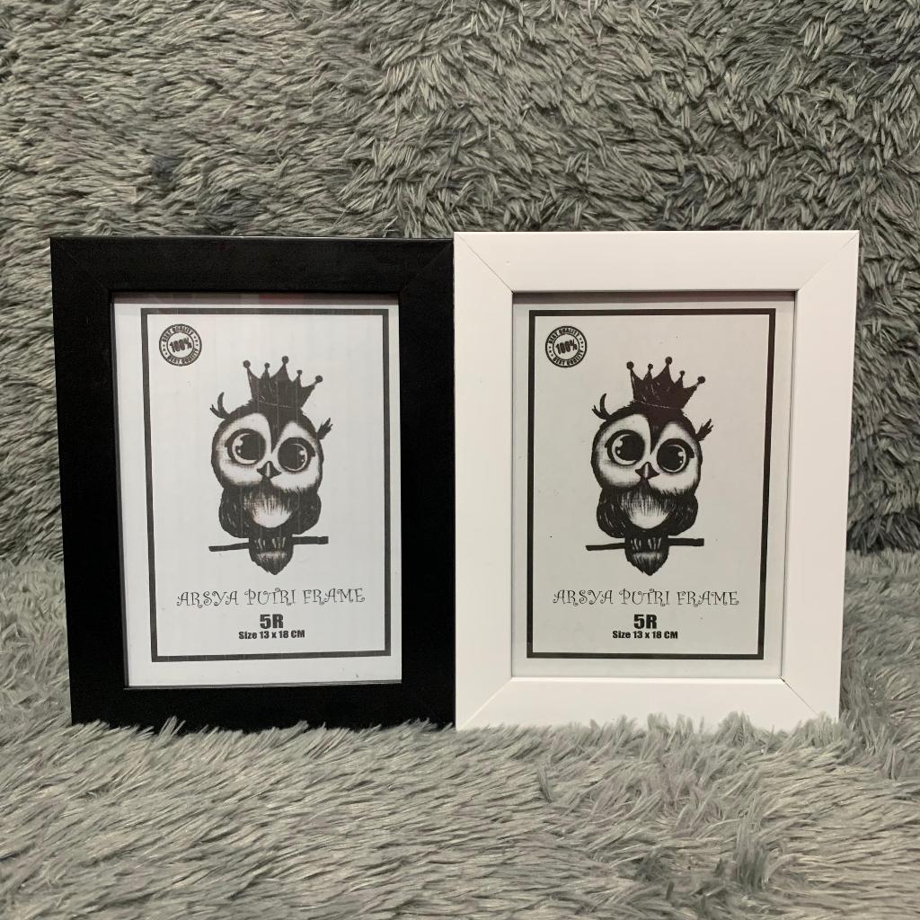 Jual Bingkai foto 5R, frame foto 5R , figura 5R , frame 13x18cm Hitam ...