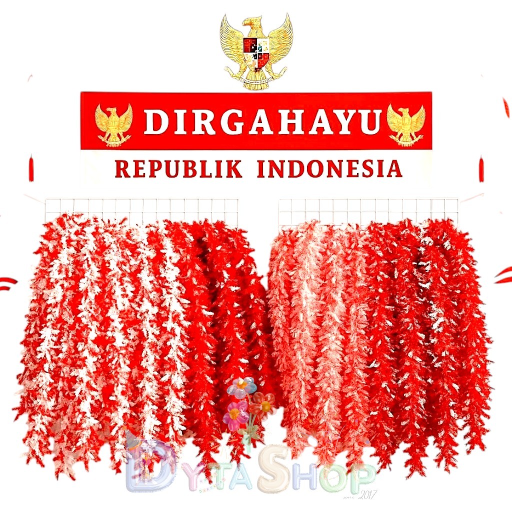 Jual Termurah !! garland Slinger merah putih dirgahayu hut RI bahan ...