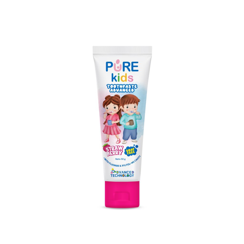 Jual Pure Kids Toothpaste Advance Berbagai Rasa isi 50g | Shopee Indonesia