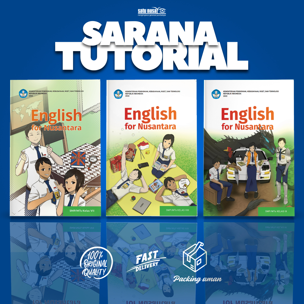 Jual Buku English for Nusantara (Bahasa Inggris) untuk SMP/MTs Kelas 7, 8 dan 9 - Buku HET ...