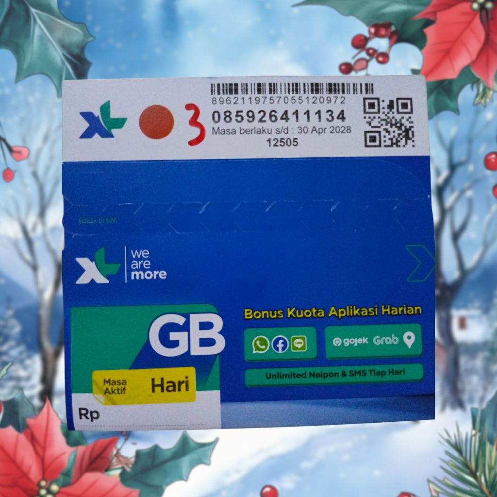 Jual nomor cantik XL isi kuota 3gb full 30hari 264 111 34 | Shopee Indonesia